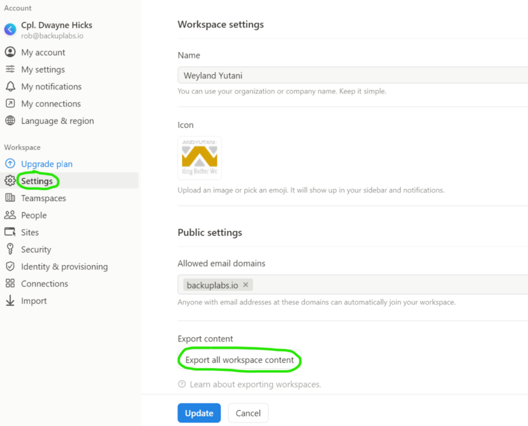 How to Export Your Notion Data in 2024 | BackupLABS